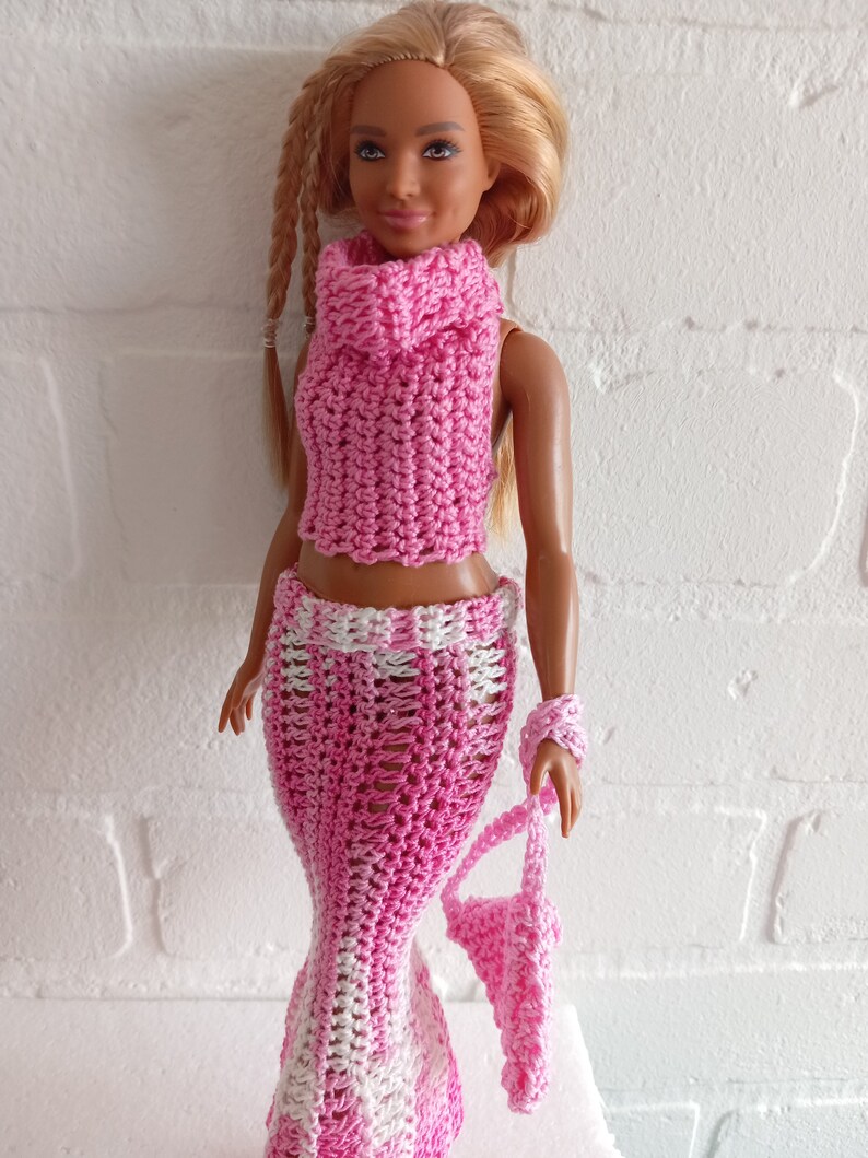 Barbie Yarn Laine Coton Cotton Barbie Pattern - Etsy