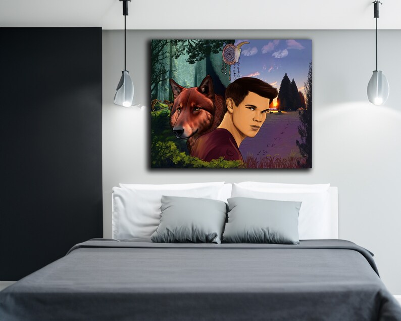 Eclipse of the Wolf - Jacob Black Fan Art Twilight - Etsy