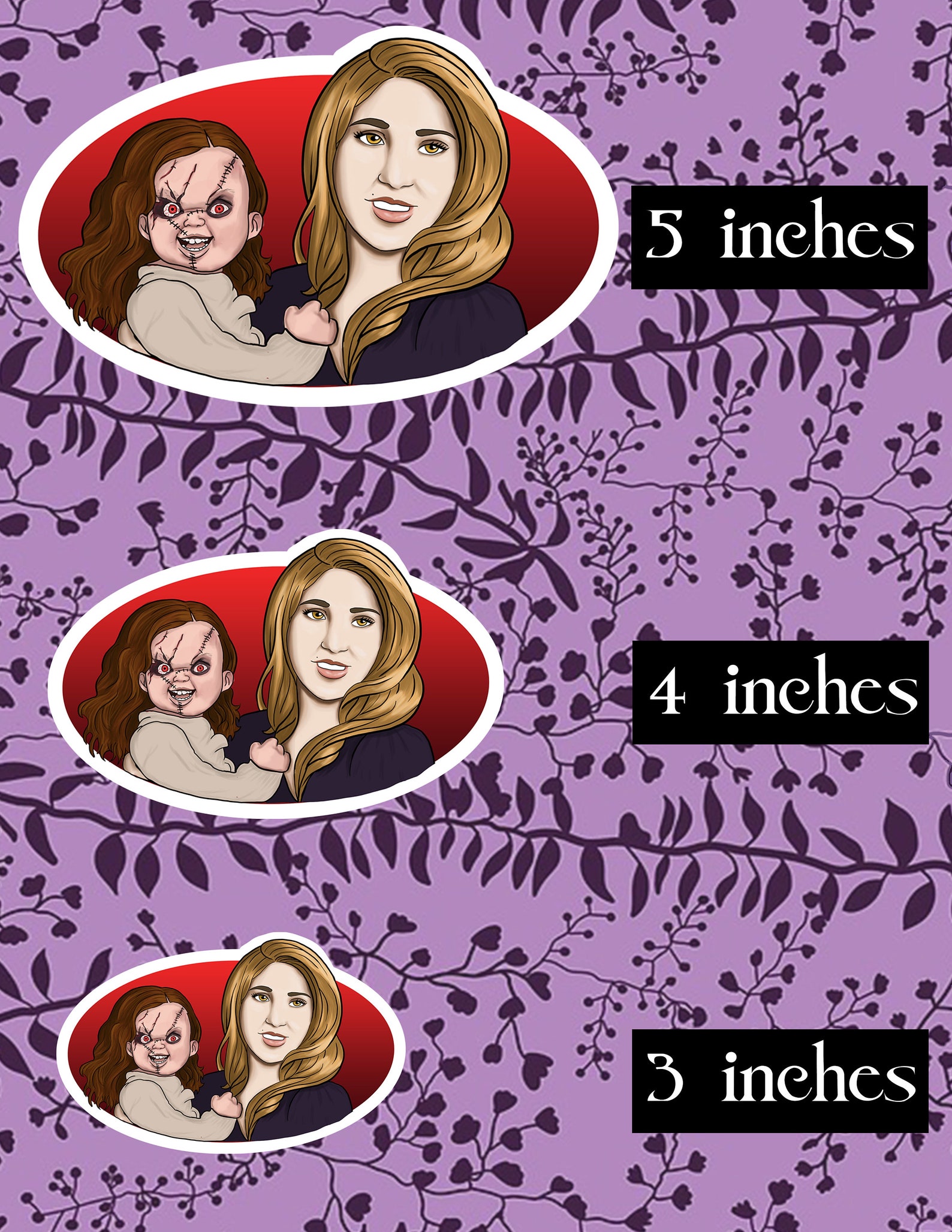 Twilight Chuckesmee Renesmee and Rosalie Sticker - Etsy