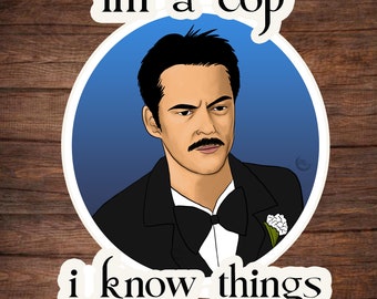 Twilight Charlie Swan Stickers - Etsy