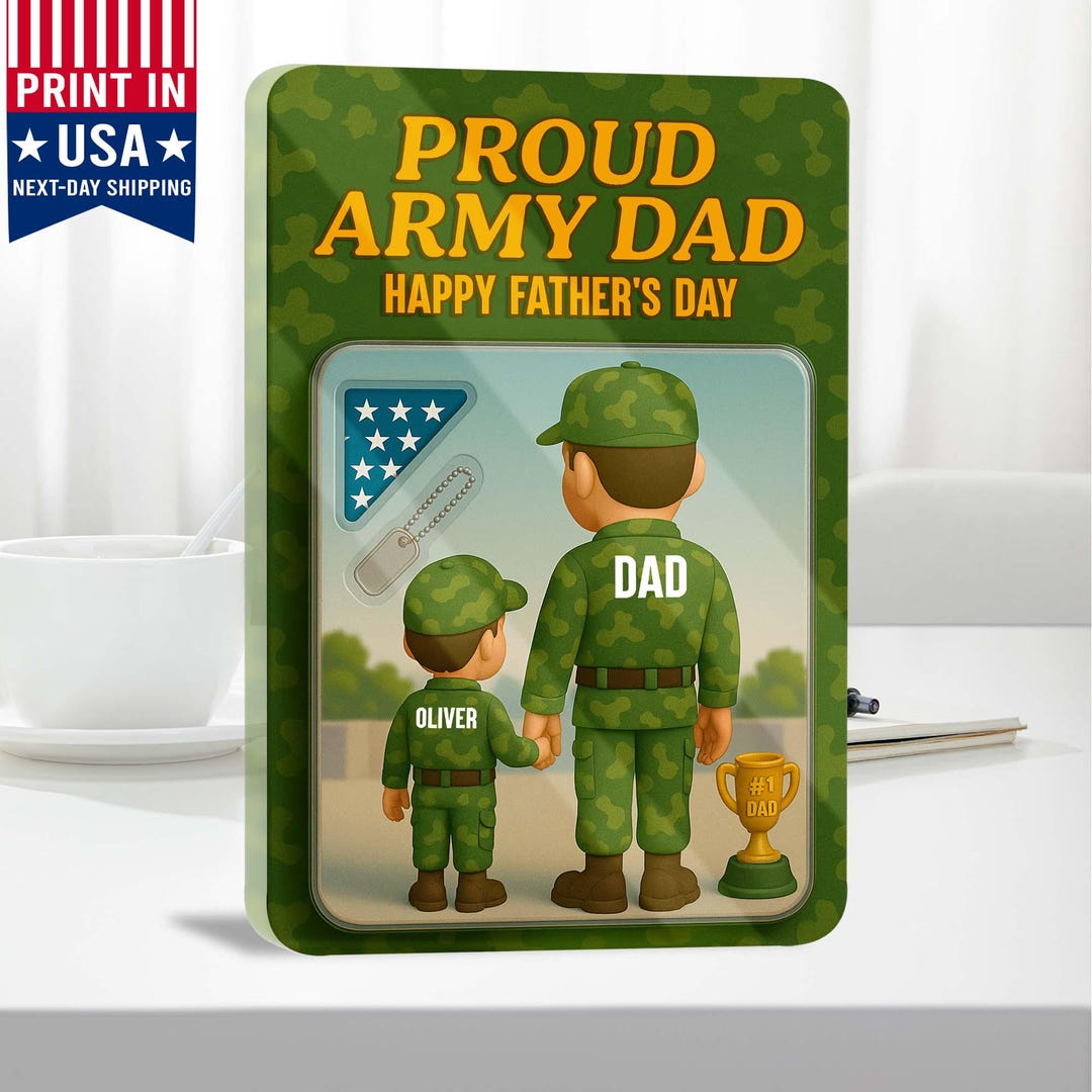 Personalized Fathers Day Gifts, Custom Dad and Kids Figure Keychain ...
