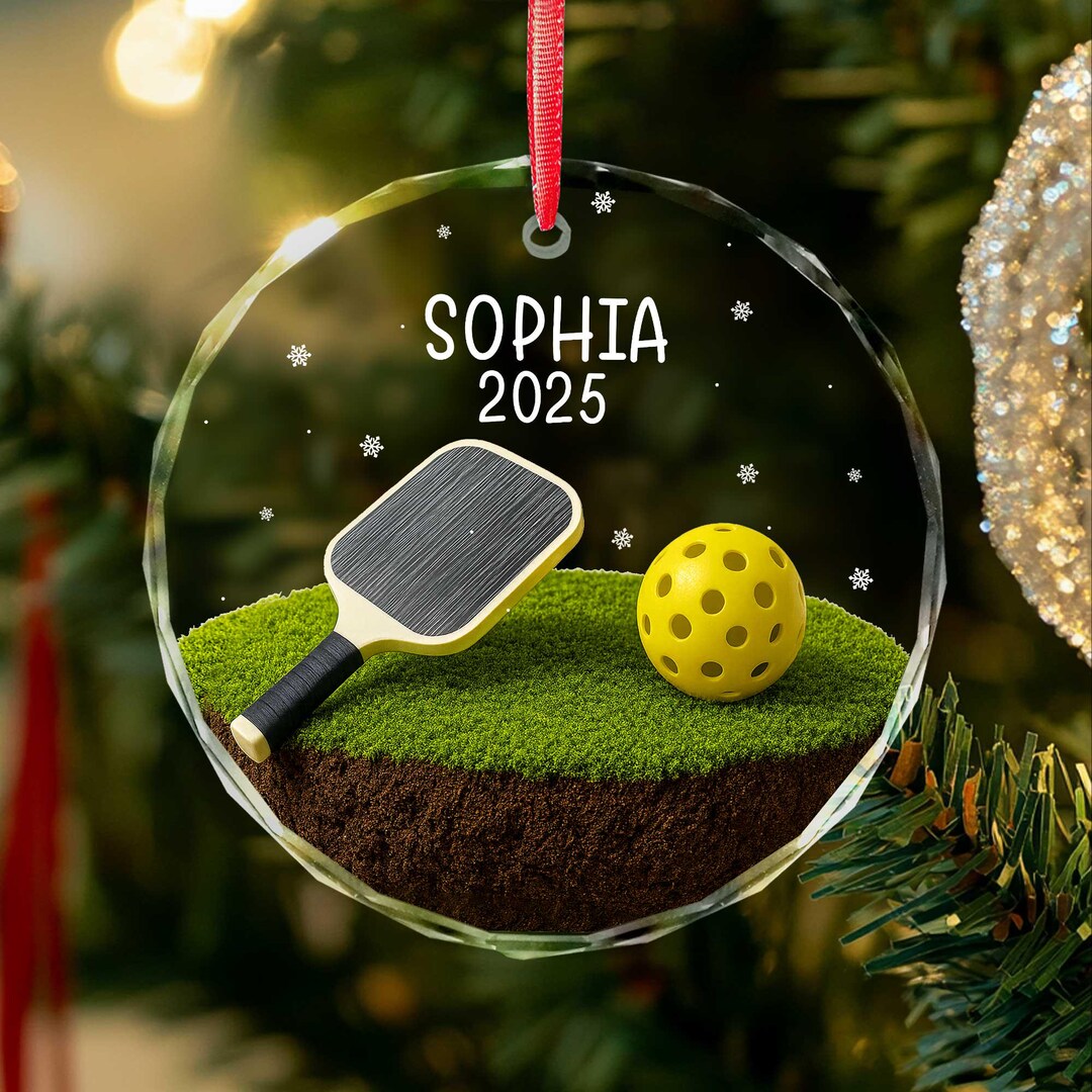 Pickleball Christmas Ornament 2025, Pickleball Christmas Tree Hanging ...