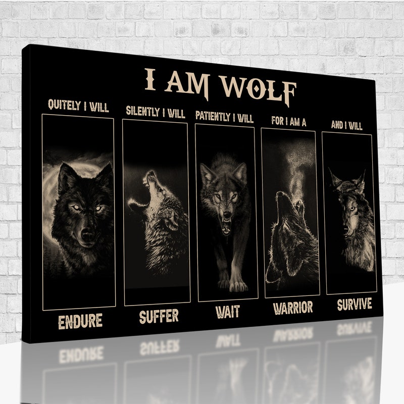 Wolf Poster - Etsy