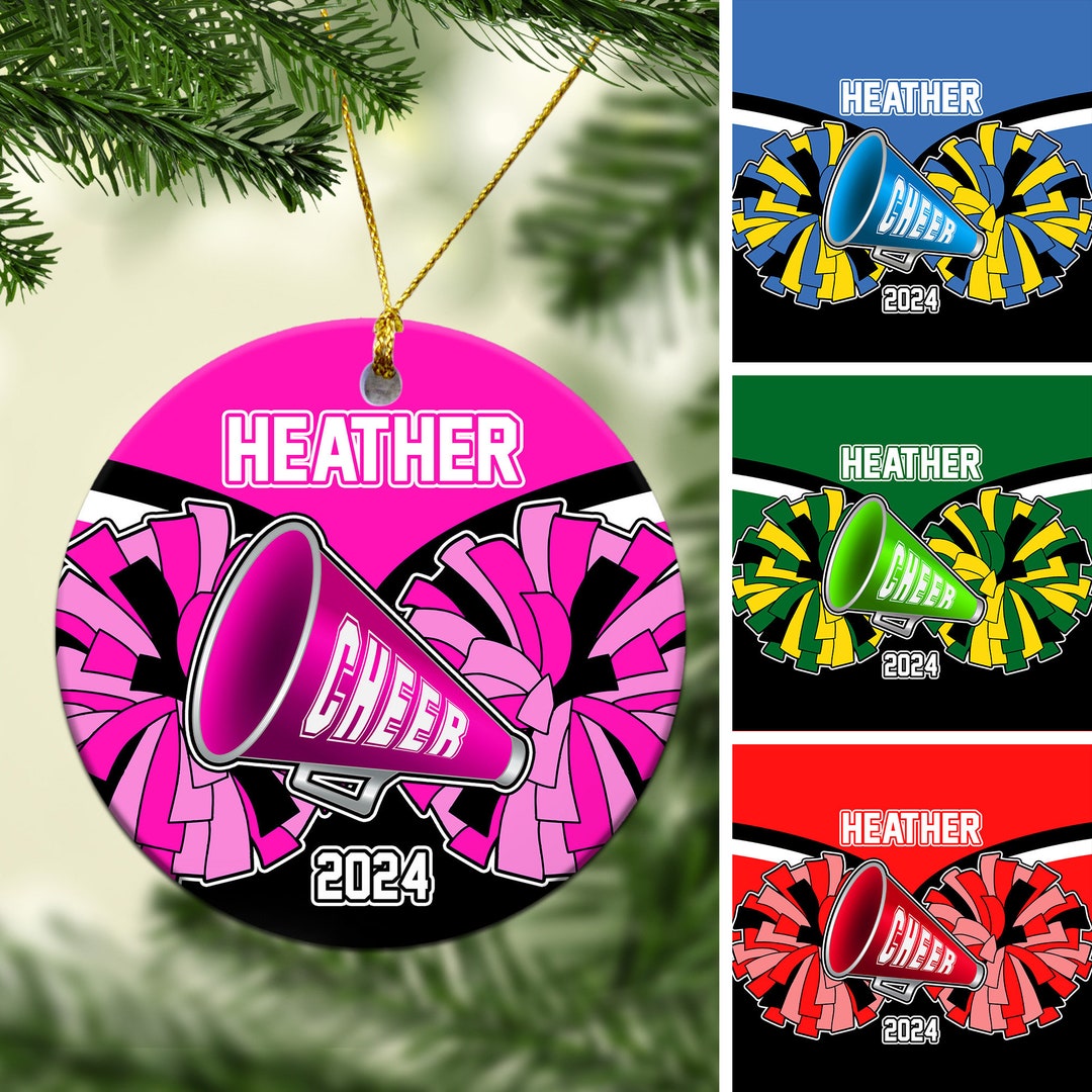 Christmas Ornaments, Cheerleader Ornament, Personalized Ornament ...