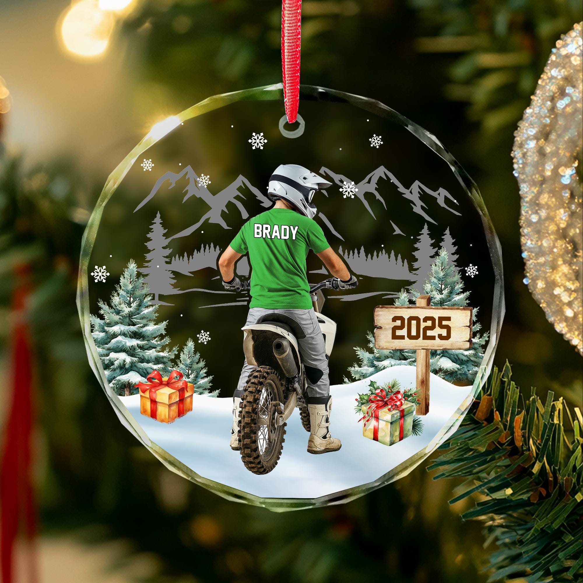 Motorcycle Ornaments for Christmas Tree 2025, Motorcycle Ornament for ...