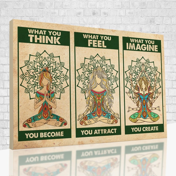 Namaste Poster - Etsy