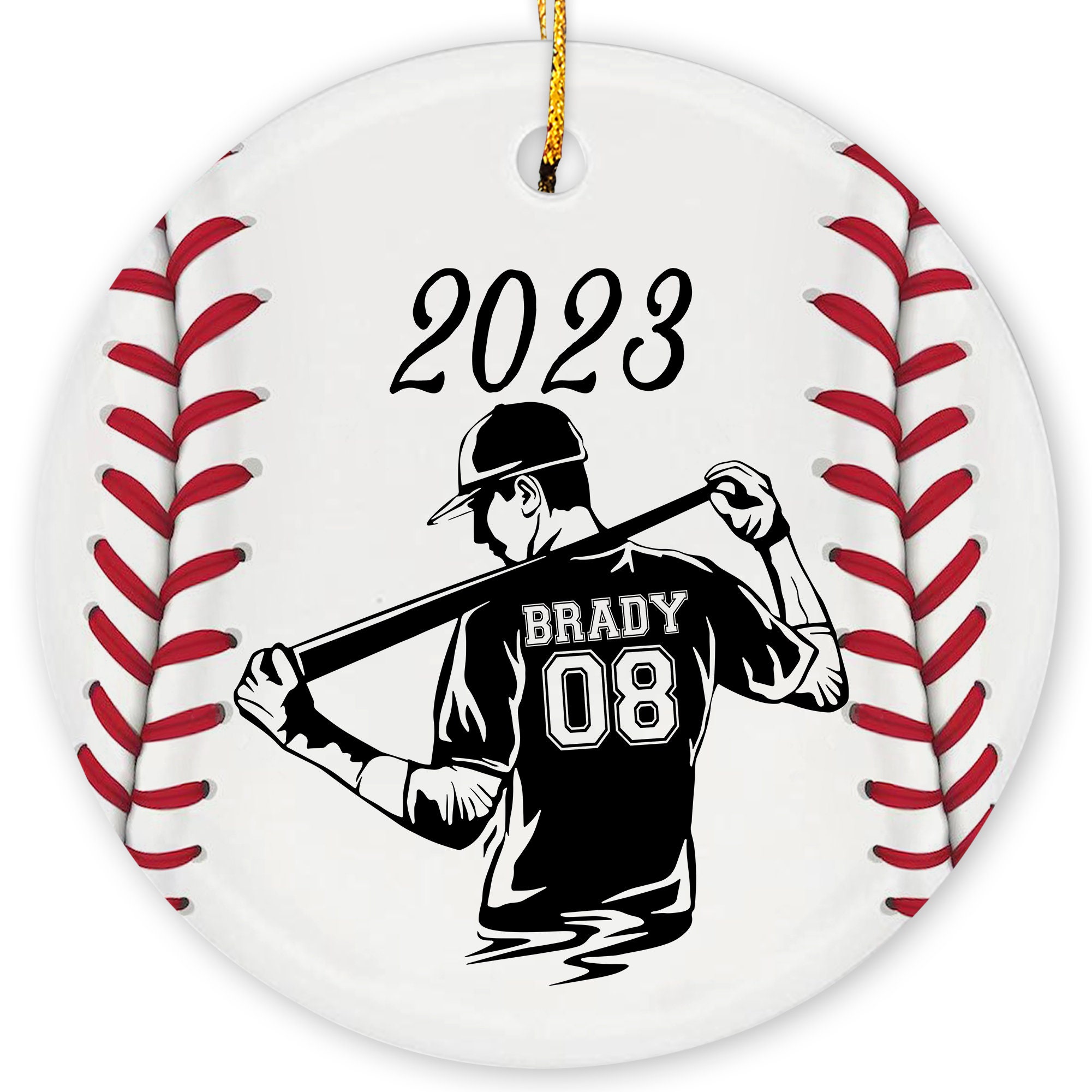 Personalized Christmas Ornaments, Baseball Ornaments, Christmas ...