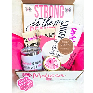 Breast Cancer Survivor Gift Box, Self Care Package, Personalized ...