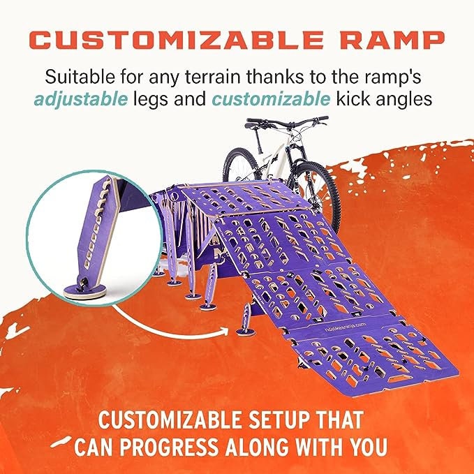 Ninja MTB Boost Mono Table Ramp Bundle, 2X Approach Jump Ramp & 1x ...