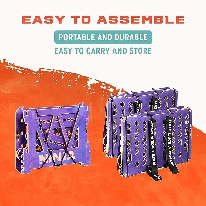 Ninja MTB Boost Mono Table Ramp Bundle, 2X Approach Jump Ramp & 1x ...