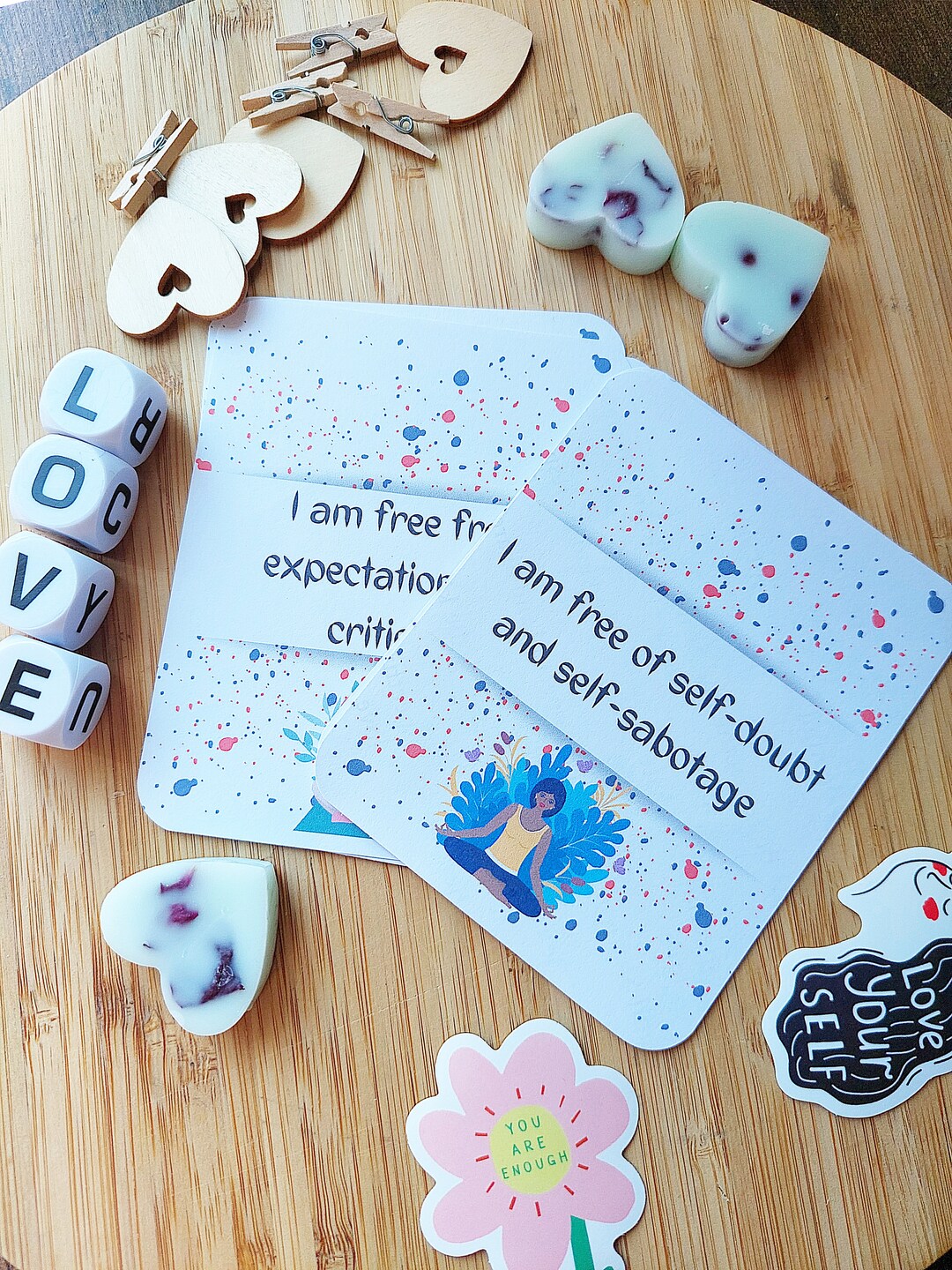 Life Focus Mantras Positive Energy Cards Positive - Etsy