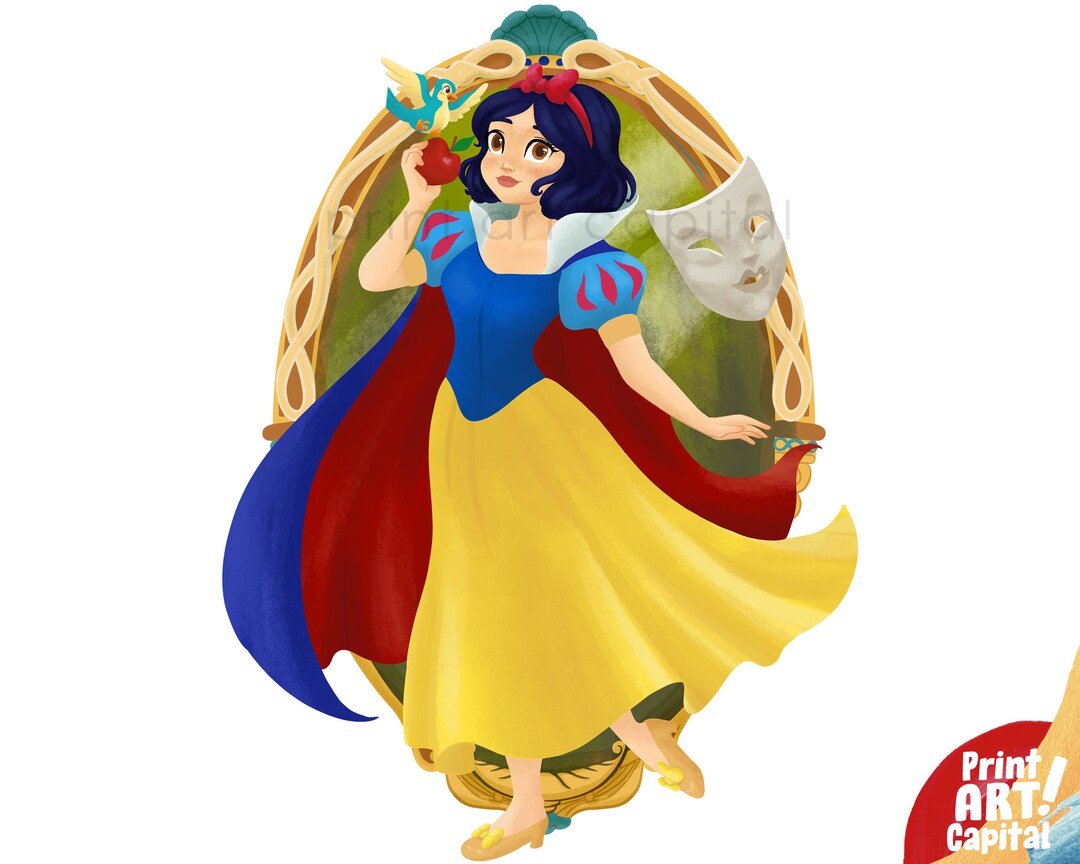 Snow Princess Clipart I PNG Sublimation | Birthday Digital Download ...