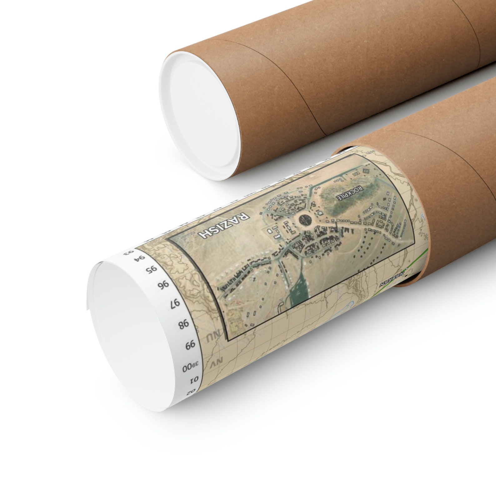 NTC / Ft. Irwin Special "atropia" Map Matte Poster - Etsy