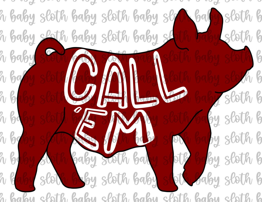 AR Call ‘em Pigs Saturday Football Sublimation Digital Design PNG ...