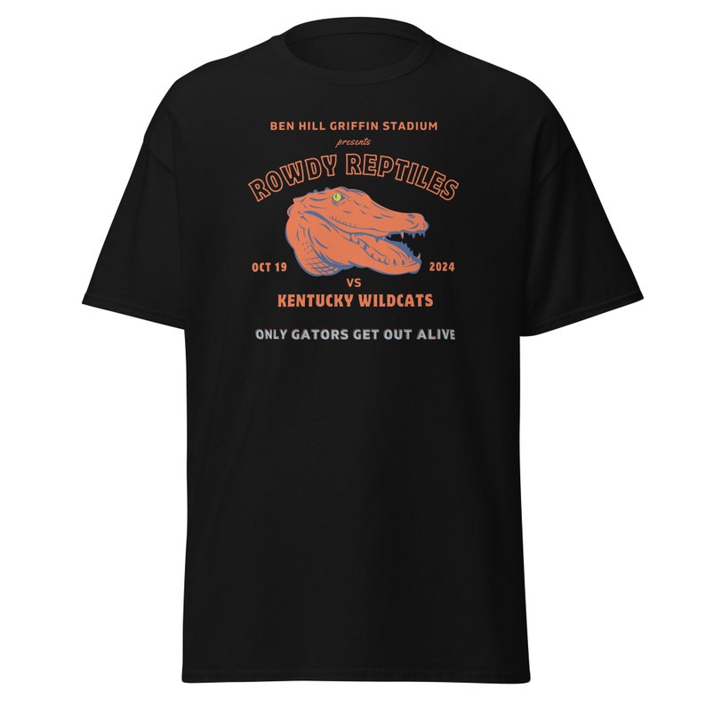 University of FL Florida Gators Football Tee Shirt, Oct 19th Kentucky ...