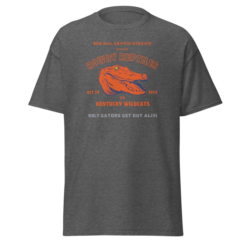 University of FL Florida Gators Football Tee Shirt, Oct 19th Kentucky ...