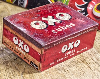 Oxo Cubes Tin Box - Etsy UK