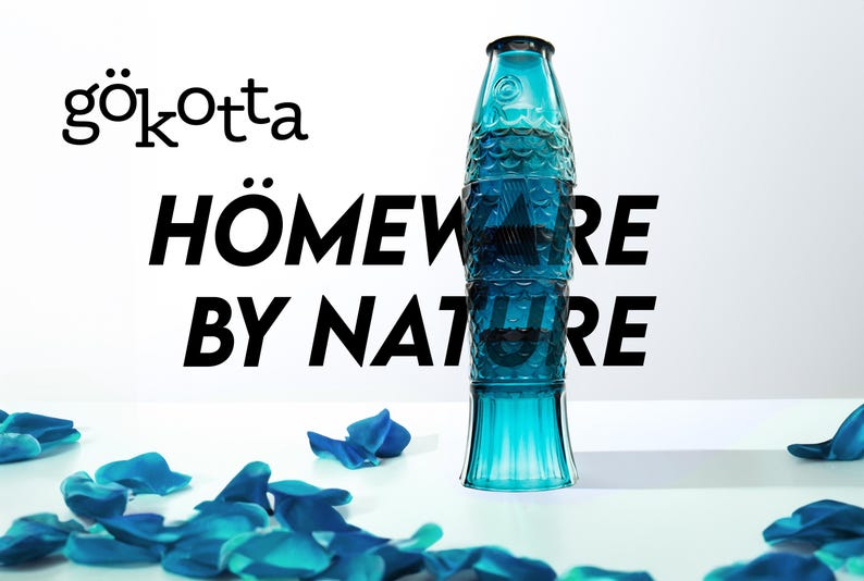 The Koi Fish Stackable Glassware Set of 4 | Cocktail Water Drinking Sea ...