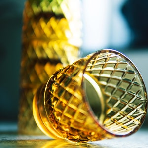 Pineapple Stacking Cocktail Glasses | Set of 4 | Glassware Whisky ...