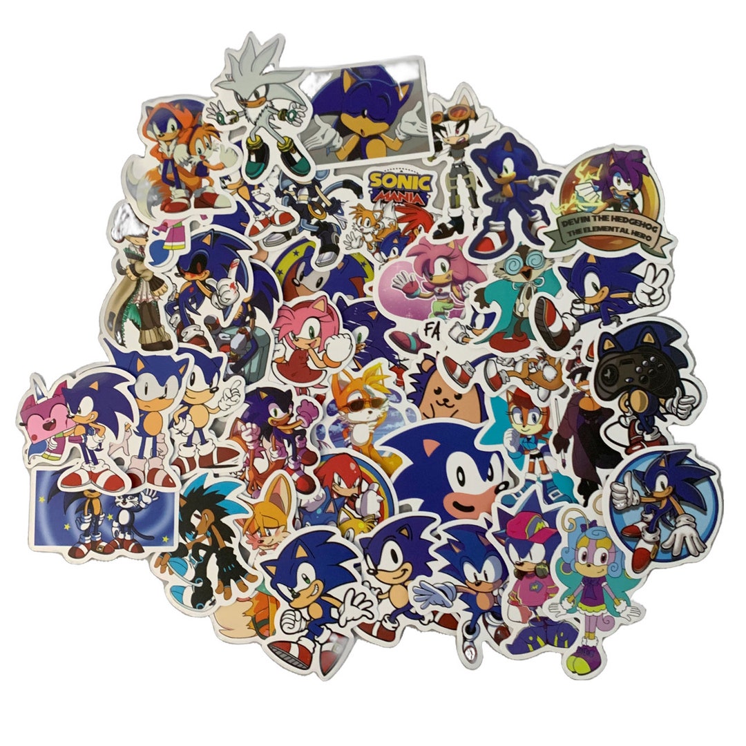 10 Random Sonic the Hedgehog Stickers - Etsy