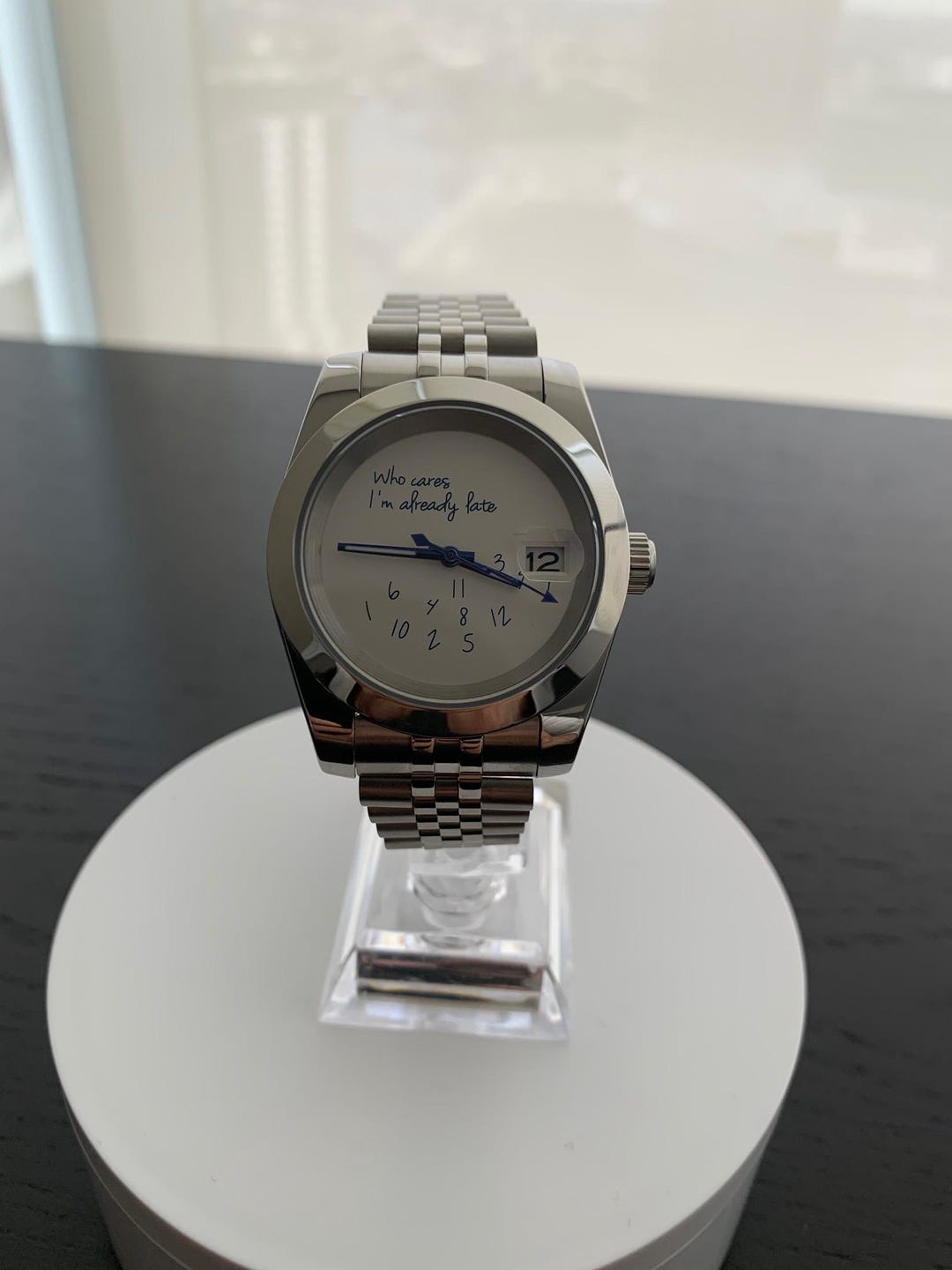 Who Cares I'm Already Late Automatic Watch - Etsy