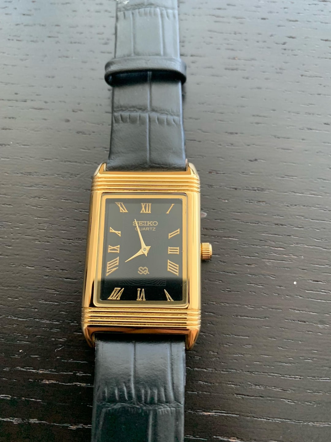 Vintage Seiko Reverso Frame TANK Style Quartz Watch Refurb - Etsy