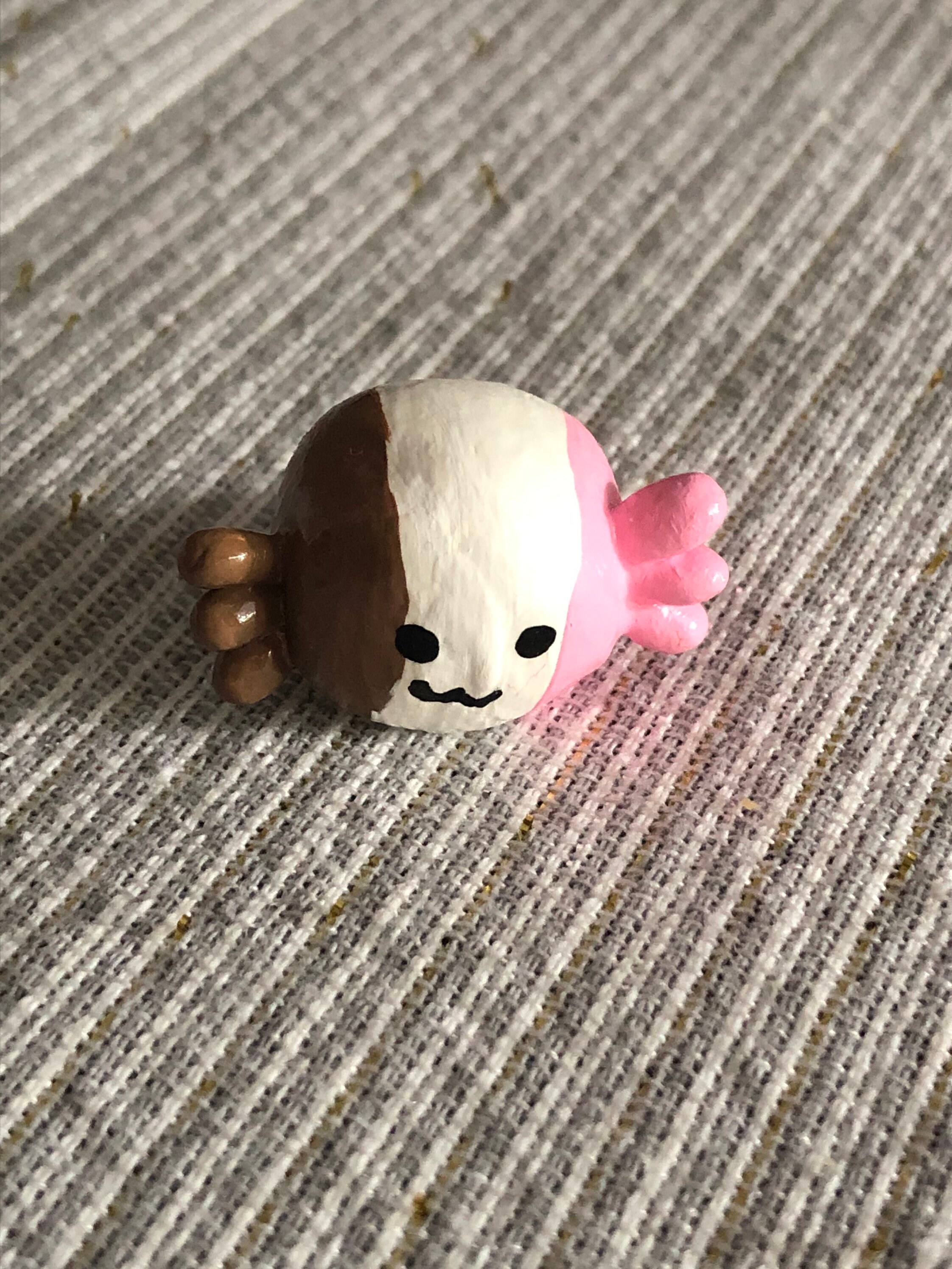 Neapolitan Ice Cream Axolotl Figurine - Etsy