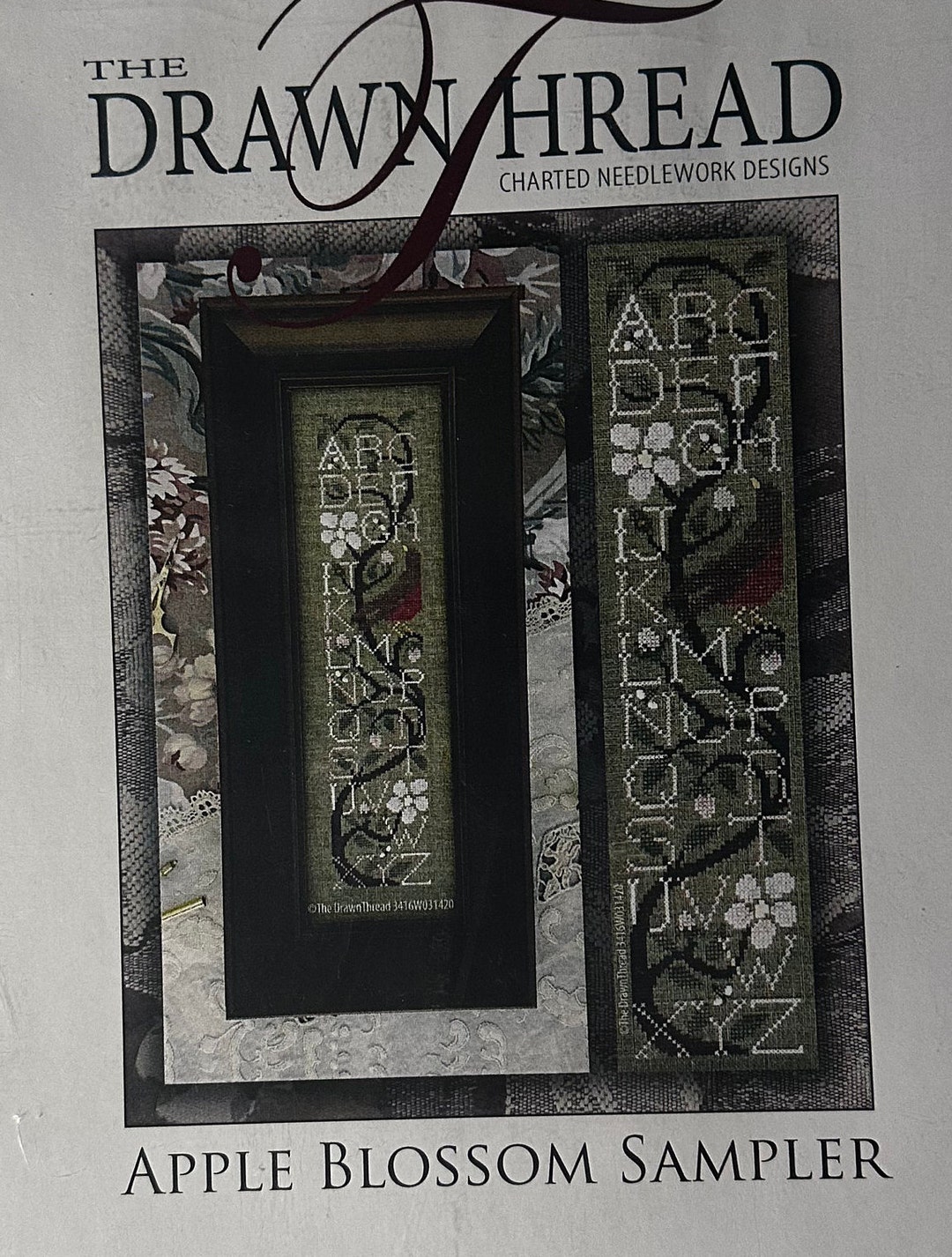 The Drawn Thread - Apple Blossom Sampler - Cross Stitch Pattern - Etsy