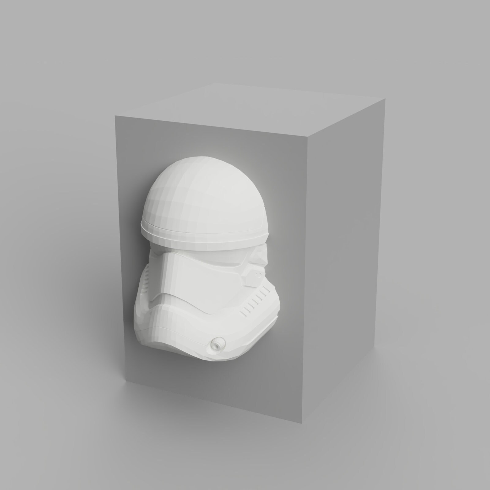Stormtrooper Desk Riser 3D Printed Desk Riser Desk Risers Ikea Desk ...