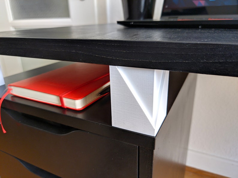 Geometric Desk Riser | Angled Desk Riser | Desk Risers | Ikea Desk ...