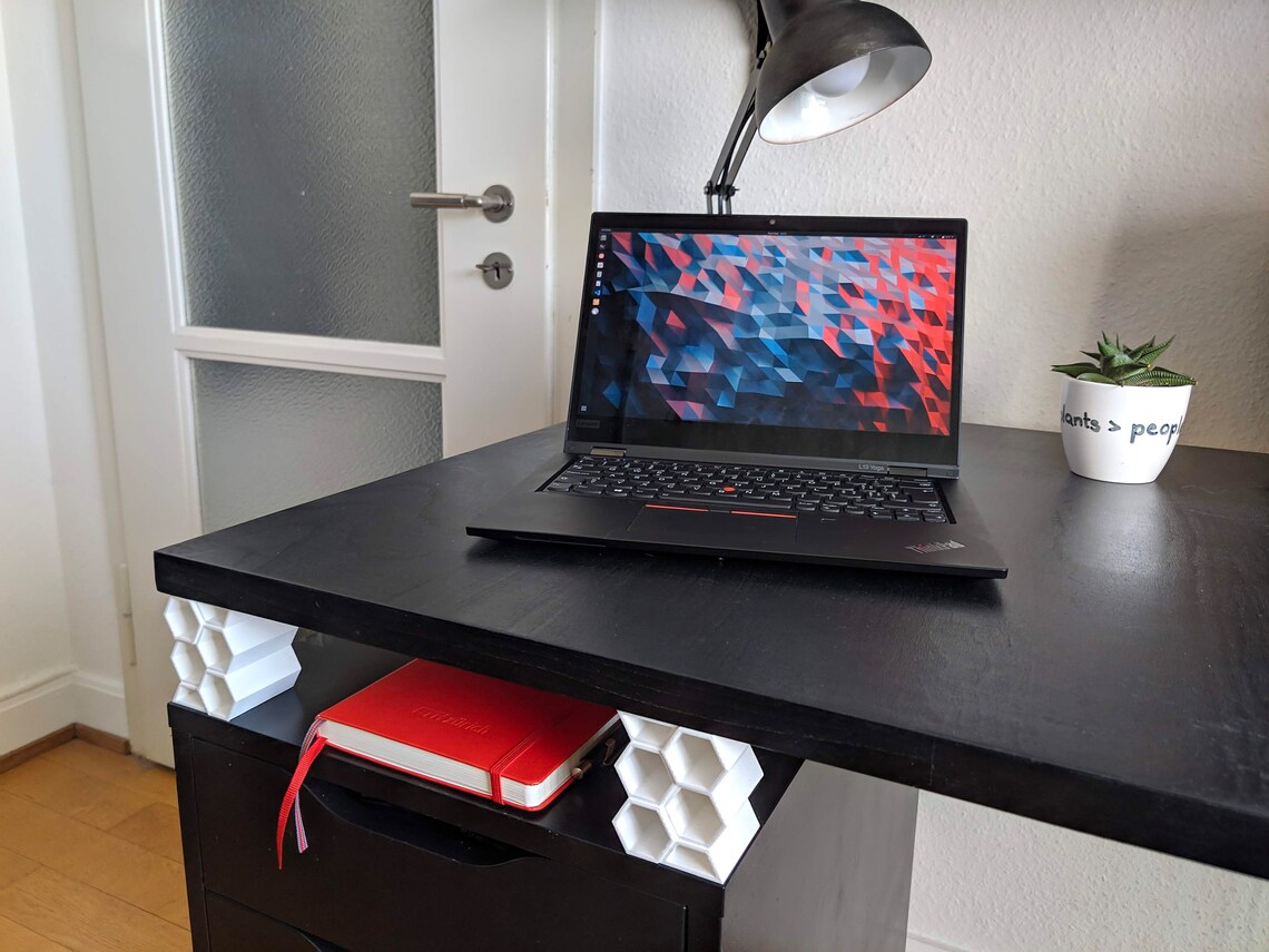 Honeycomb Desk Riser | Hexagonal Desk Riser | Desk Risers | Ikea Desk ...