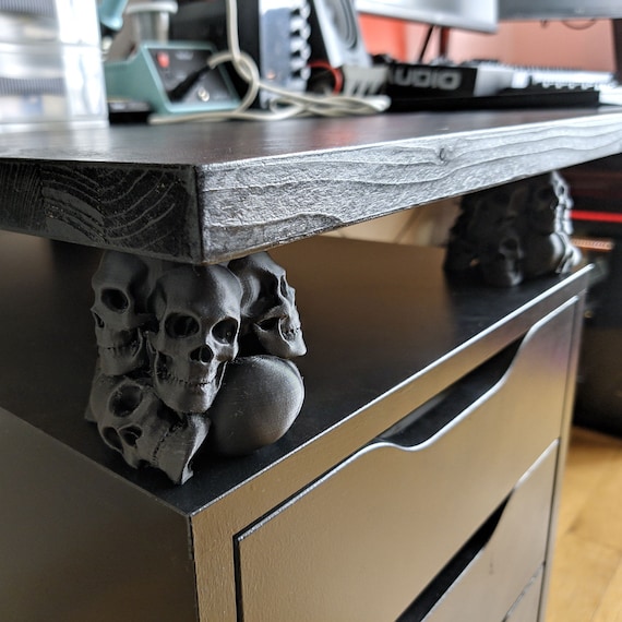 Skull Desk Riser 3D Printed Desk Riser Ikea Desk Riser | Etsy