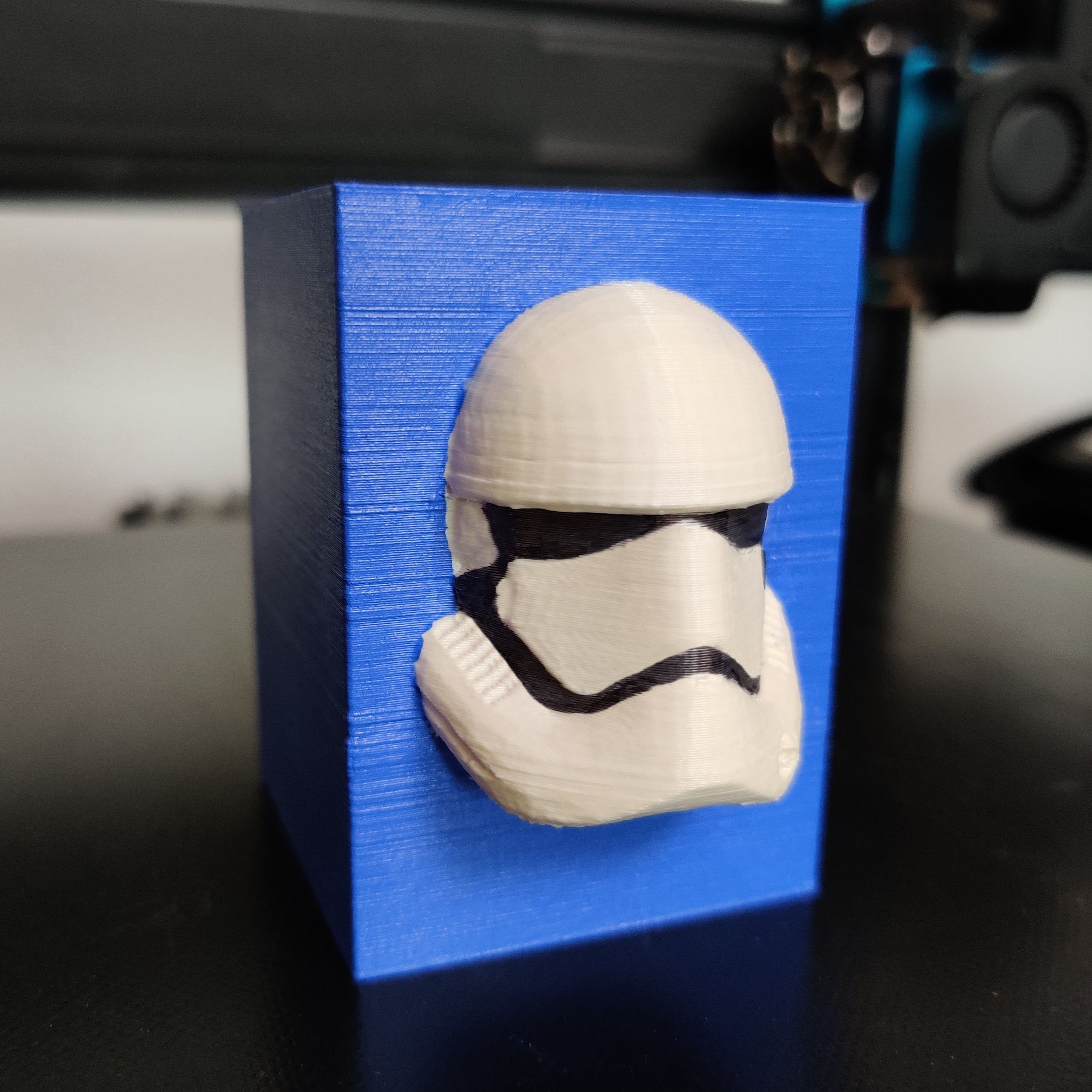 Stormtrooper Desk Riser 3D Printed Desk Riser Desk Risers Ikea Desk ...