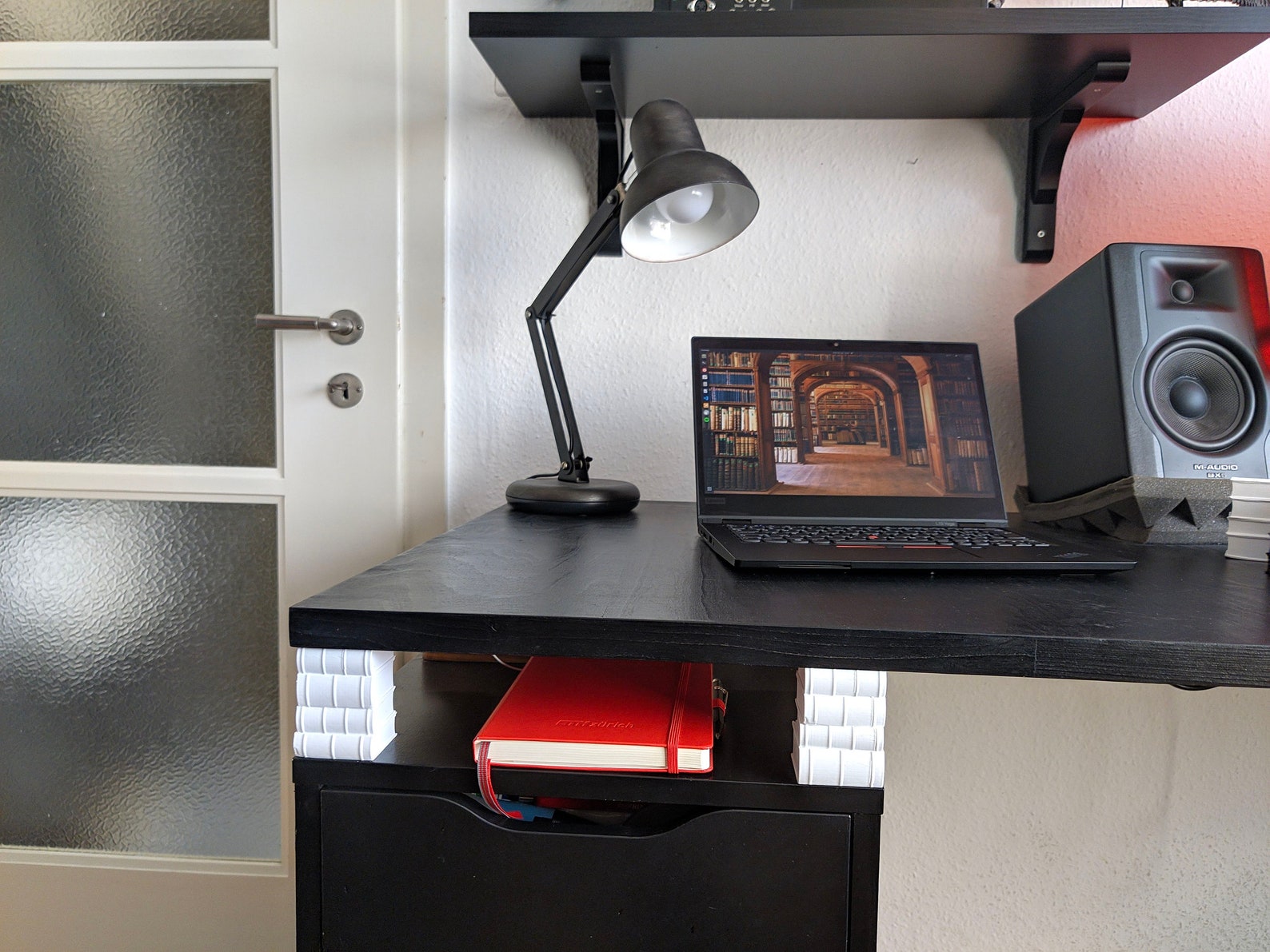 Books Desk Riser | Book Themed Desk Riser | Desk Risers | Ikea Desk ...