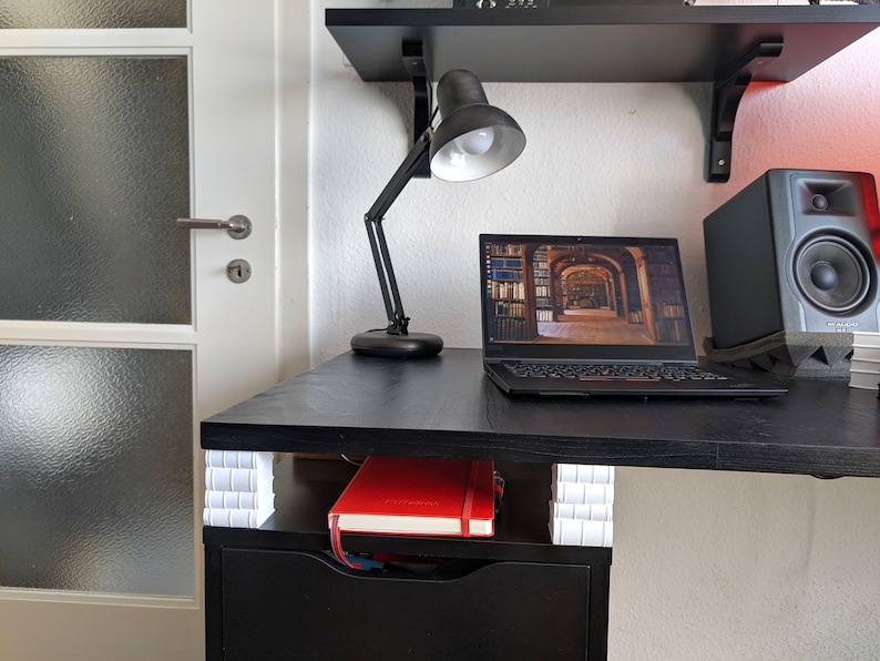 Books Desk Riser | Book Themed Desk Riser | Desk Risers | Ikea Desk ...