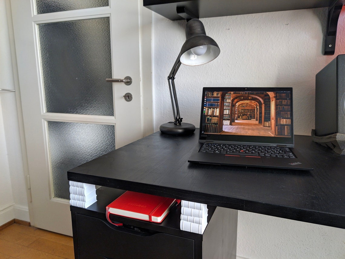 Books Desk Riser | Book Themed Desk Riser | Desk Risers | Ikea Desk ...