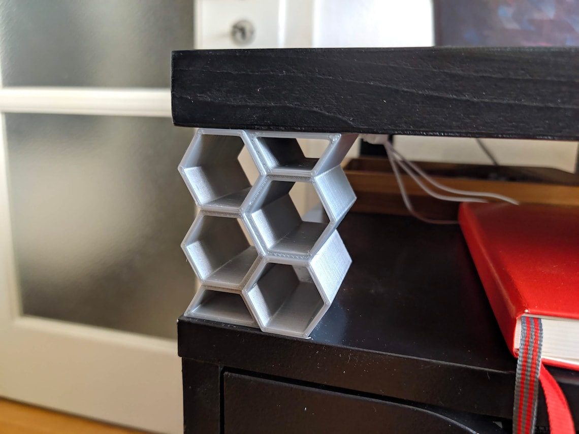 Honeycomb Desk Riser | Hexagonal Desk Riser | Desk Risers | Ikea Desk ...