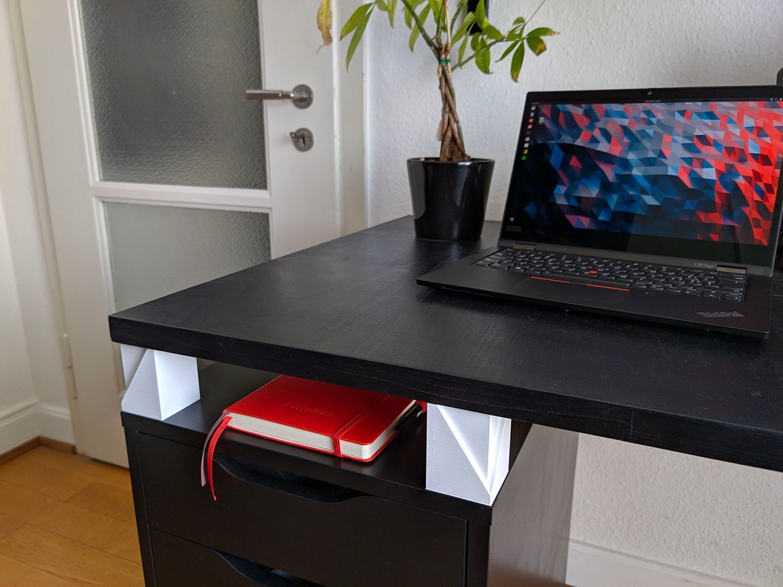 Geometric Desk Riser | Angled Desk Riser | Desk Risers | Ikea Desk ...