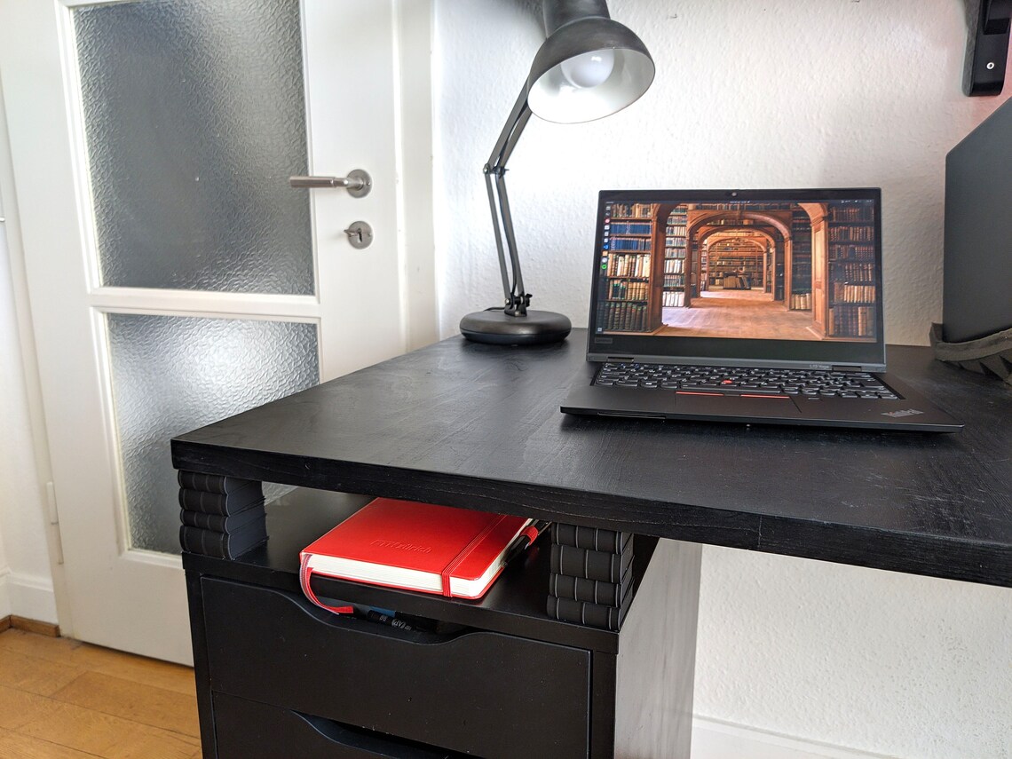 Books Desk Riser | Book Themed Desk Riser | Desk Risers | Ikea Desk ...