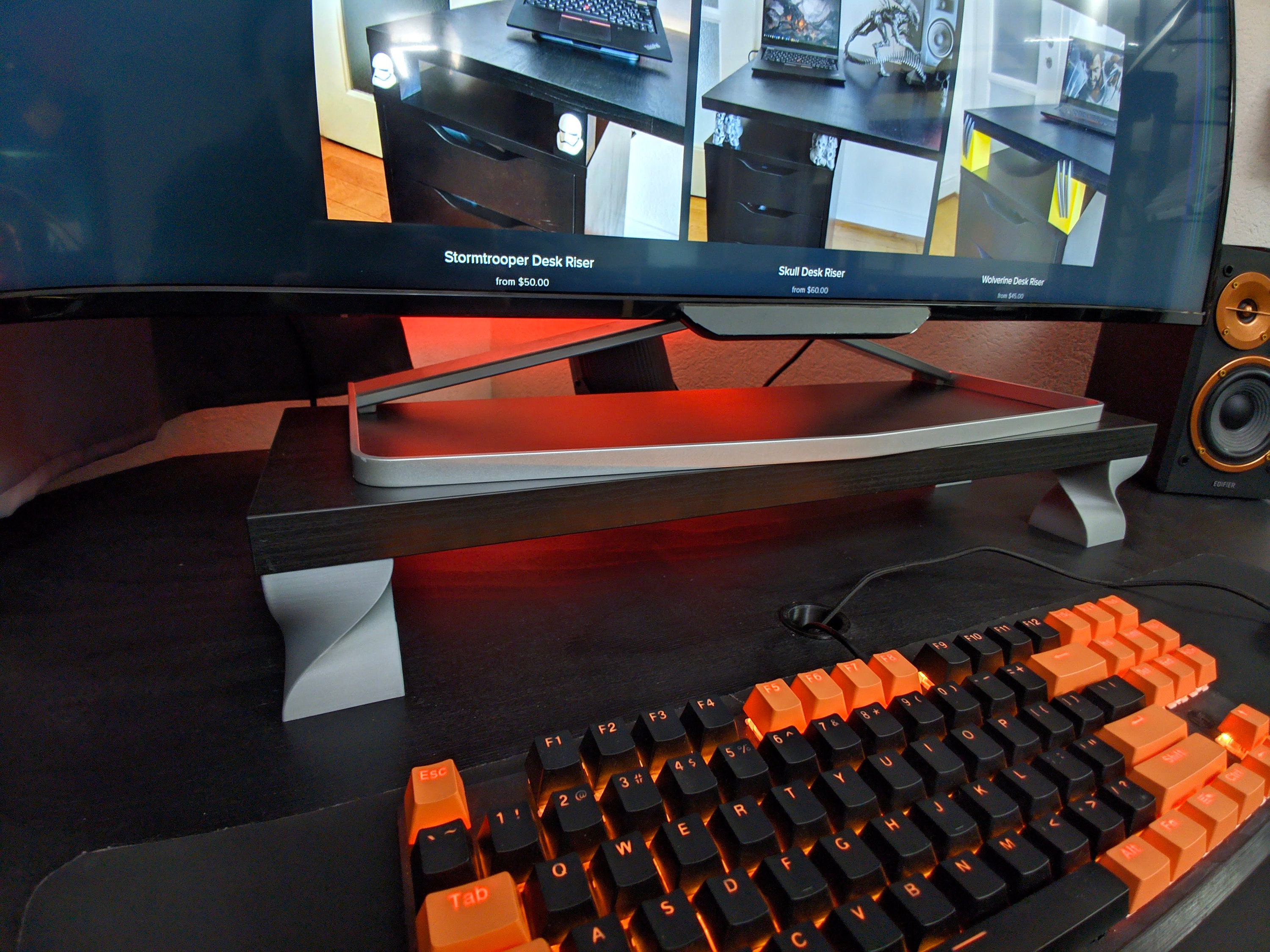 Twisted Monitor Riser - artof2