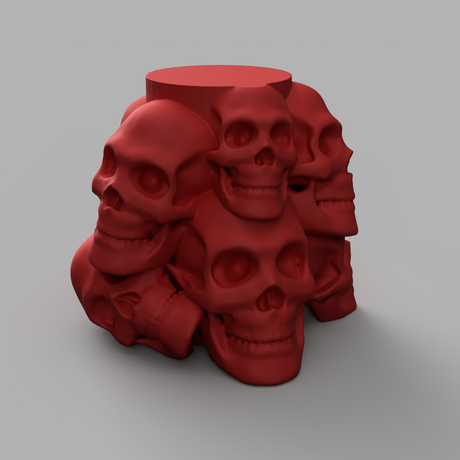 Skull Desk Riser | 3D Printed Desk Riser | Ikea Desk Riser | 3D Printed ...