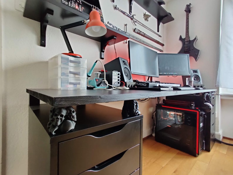 Skull Desk Riser | 3D Printed Desk Riser | Ikea Desk Riser | 3D Printed ...