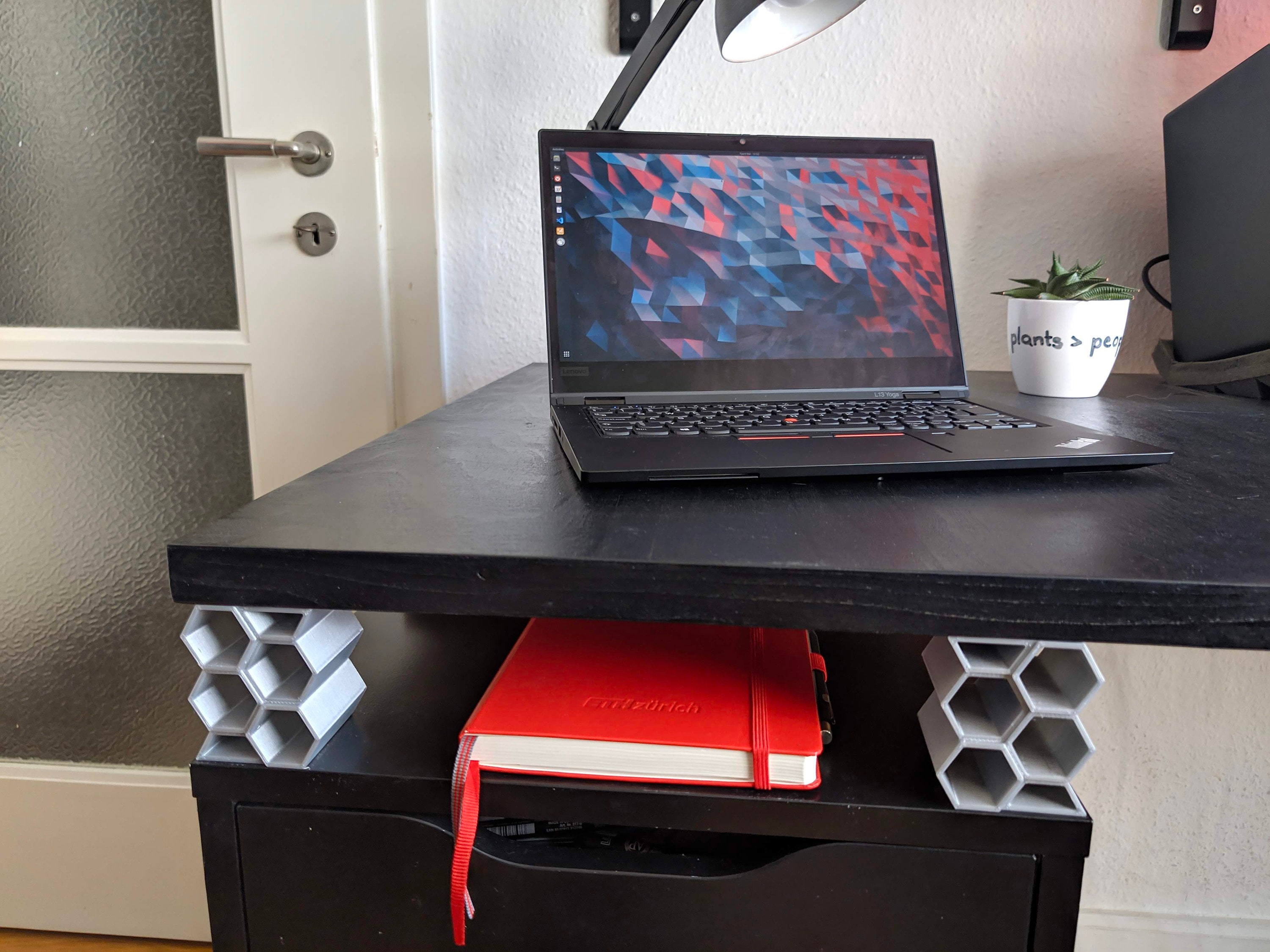 Honeycomb Desk Riser | Hexagonal Desk Riser | Desk Risers | Ikea Desk ...