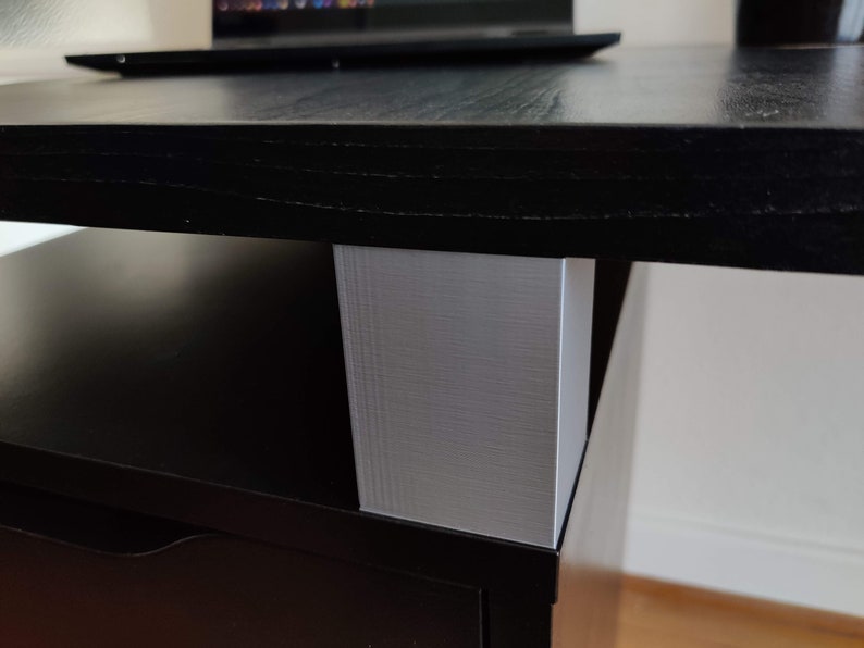 3D Printed Desk Riser Plain Desk Risers Desk Risers Ikea Desk Riser ...
