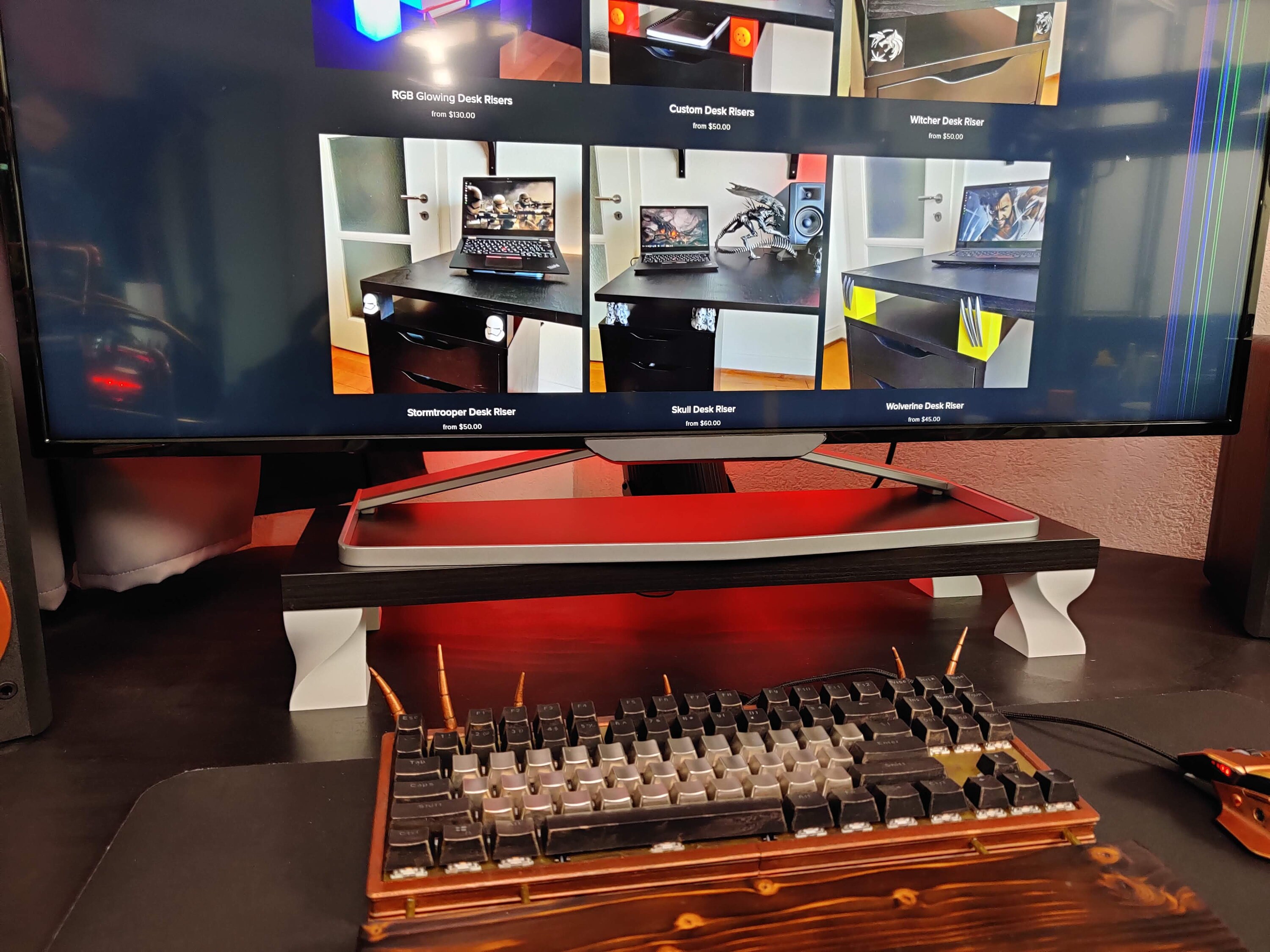 Twisted Monitor Riser - artof2