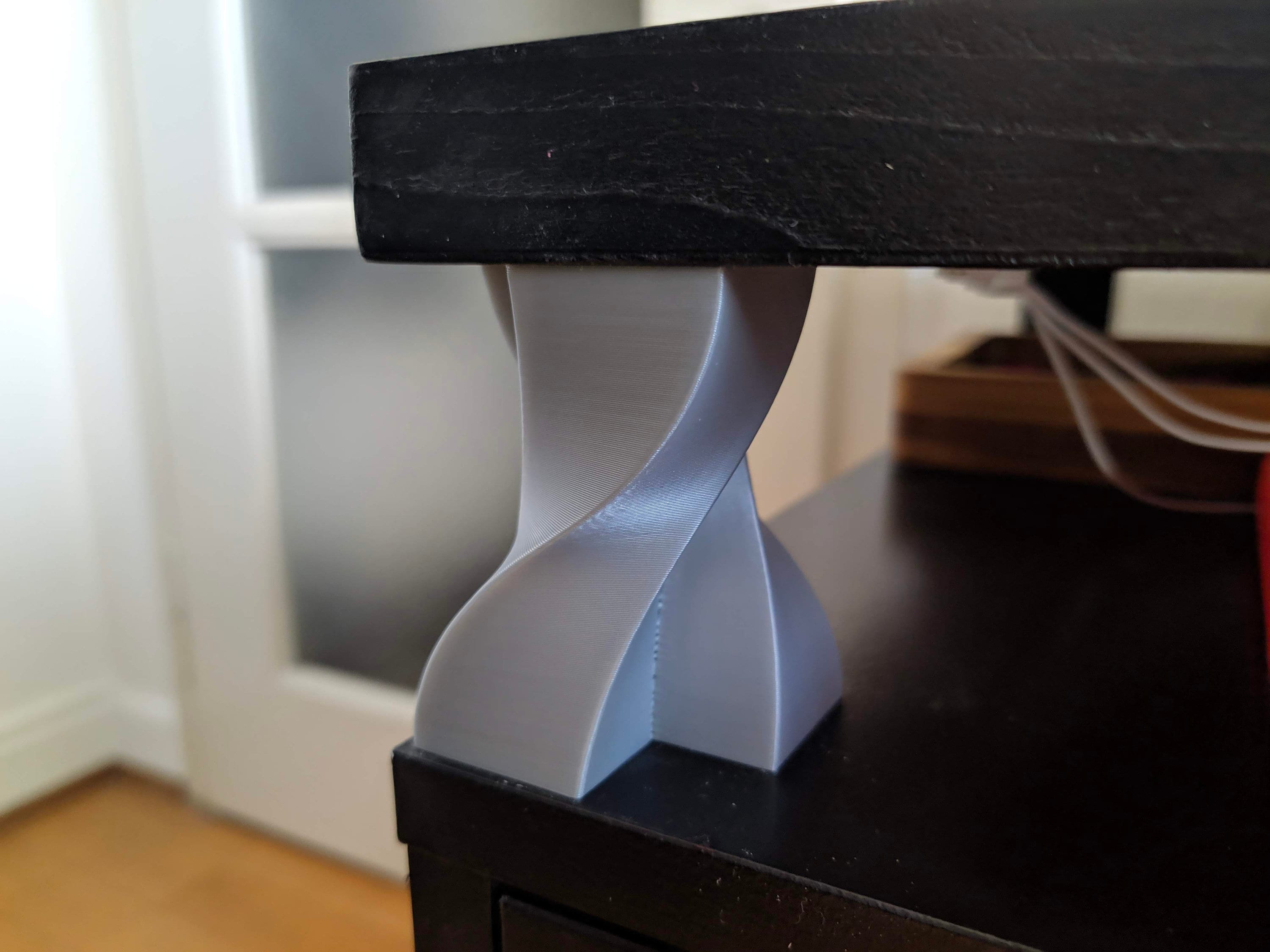 Double Twisted Desk Riser | Spiral Desk Riser | Desk Risers | Ikea Desk ...