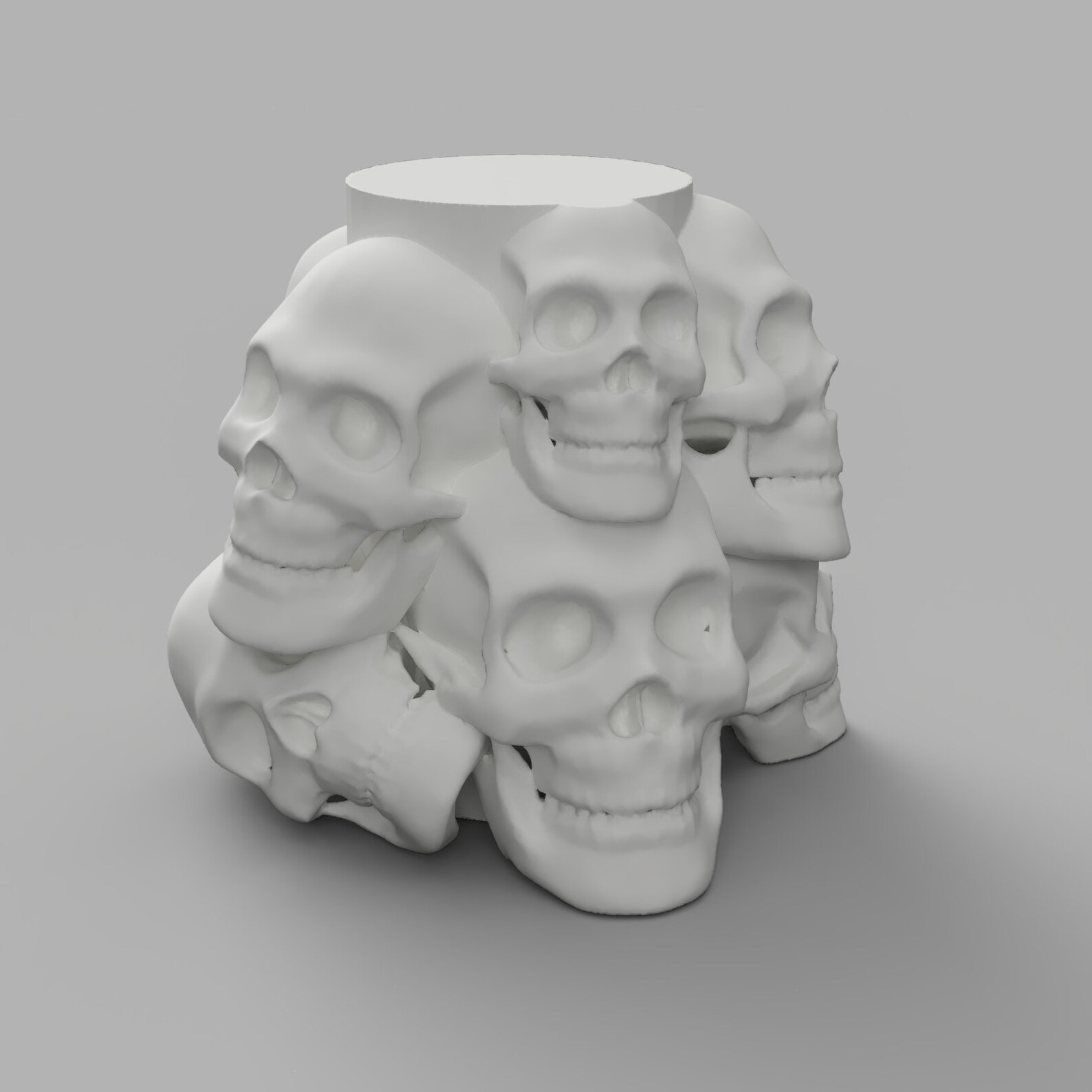 Skull Desk Riser | 3D Printed Desk Riser | Ikea Desk Riser | 3D Printed ...