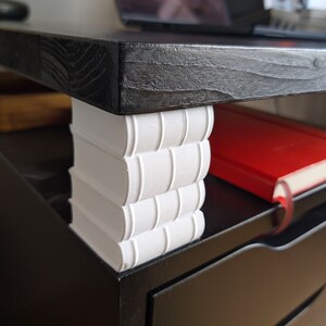 Books Desk Riser | Book Themed Desk Riser | Desk Risers | Ikea Desk ...
