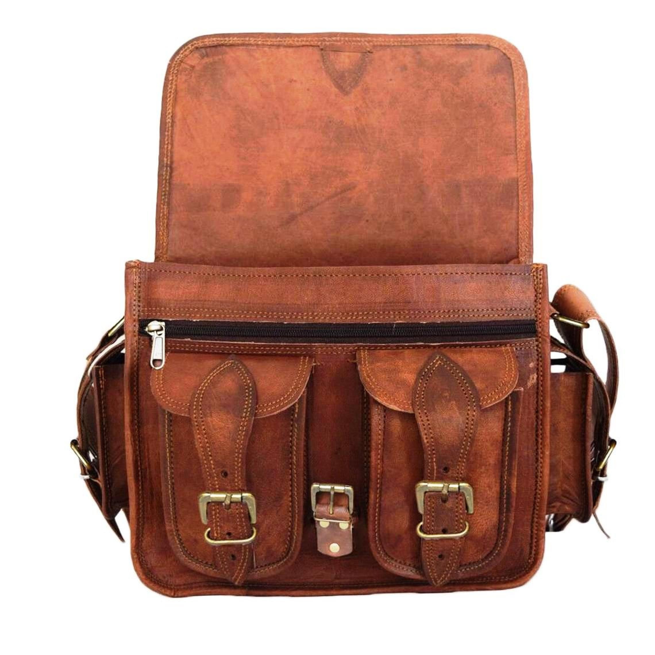 Handmade Personalized Brown Natural Leather Camera Bag Camera - Etsy