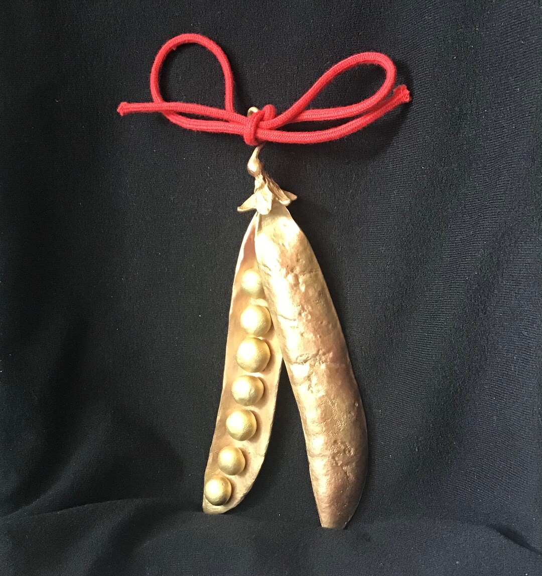 Michael Michaud Pea Pod Table Art Ornament RARE 5.5” Exquisite Hand ...